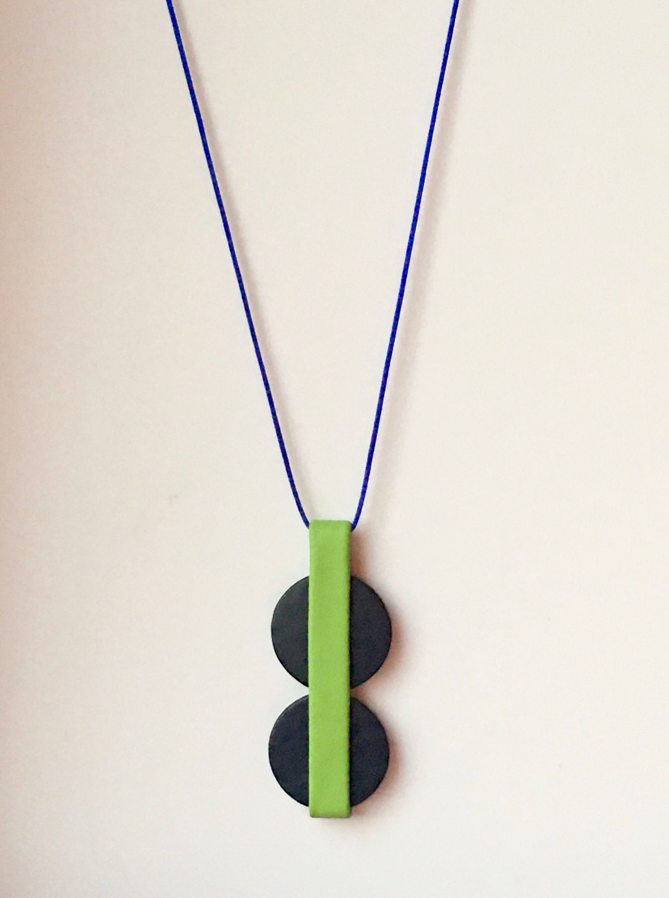 Collar Clo Duo Verde/azul on Luulla